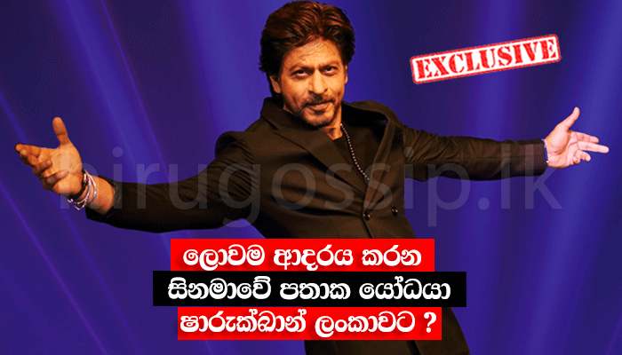 ලොවම ආදරය කරන සිනමාවේ පතාක යෝධයා ෂාරුක්ඛාන් ලංකාවට ? - Sharuk Khan ...