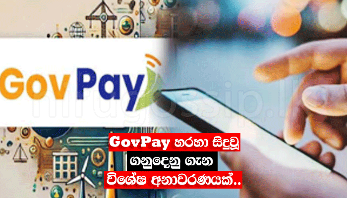 GovPay හරහා සිදුවූ ගනුදෙනු ගැන විශේෂ අනාවරණයක්.. - GovPay, News - Hiru ...