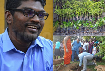 වනාන්තර විනාශ කරන මිනිසුන් ඉන්න රටේ අනාගතය වෙනුවෙන් පැළ බෙදාහරින වෛද් ...