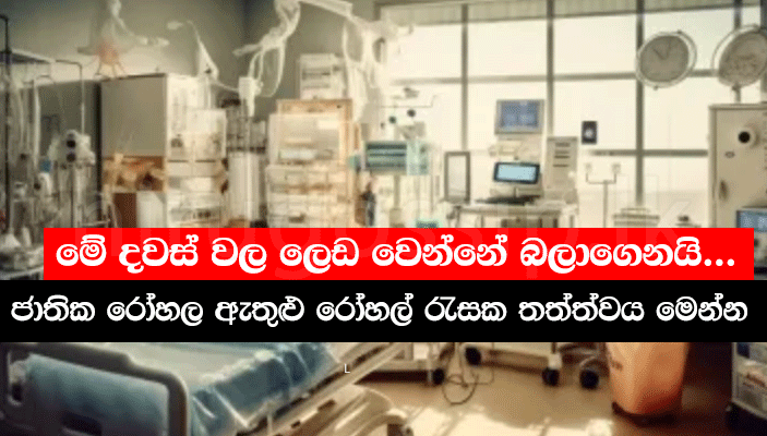 මේ දවස් වල ලෙඩ වෙන්නේ බලාගෙනයි... ජාතික රෝහල ඇතුළු රෝහල් රැසක තත්ත්වය ...