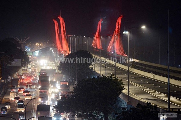 නව කැලණි පාලමේ විදුලි ආලෝක රටා මෙන්න - Photos - New Kelani Bridge ...