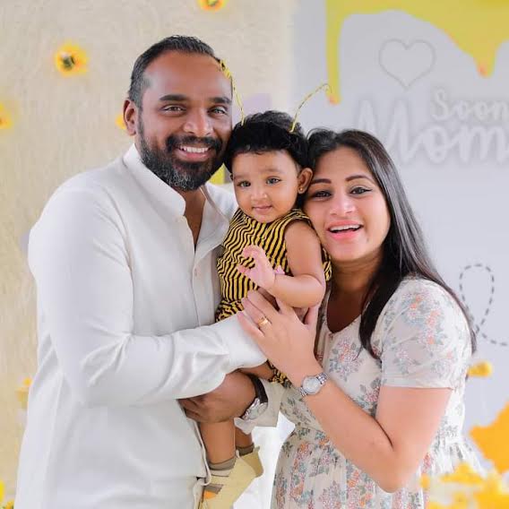 "Happy birthday to our little Princess Saranya" සාරංග - දිනක්ෂි දෙපලගේ ...