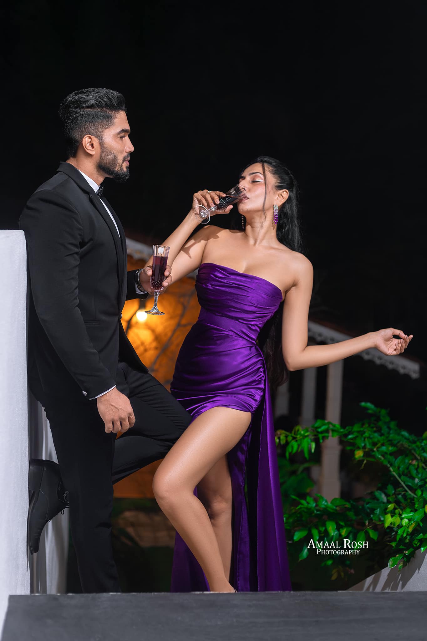 දම් පාට හැන්දෑවක, දම් වතින් හැඩවුණු සුරූපී කත - අමන්දා.. - Amanda Silva ...