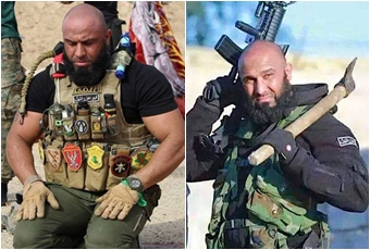 Abu Azrael has emerged as a cult figure in the war against Islamic ...